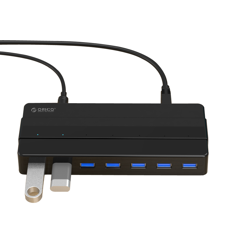 ORICO 7 Port USB3.0 Desktop HUB with 12V3A Power Adapter (H7928-U3-V1)
