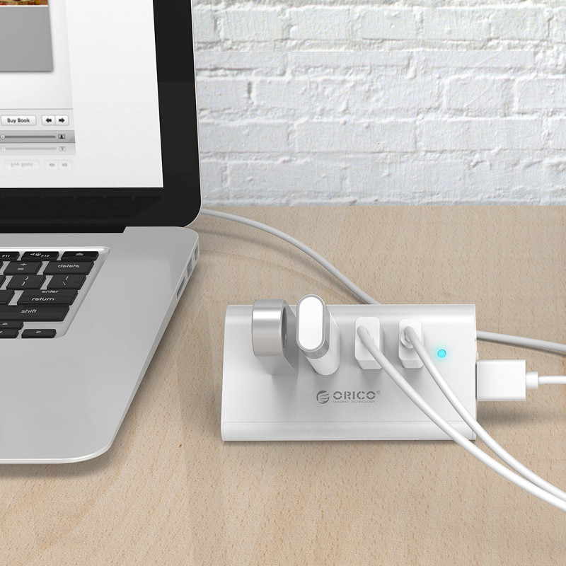 ORICO 4 Port USB3.0 HUB with Phone & Tablet Stander (SHC-U3)